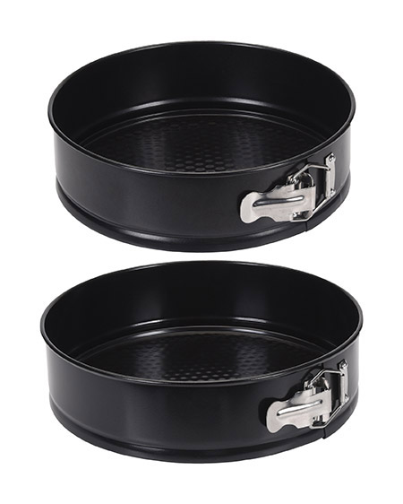 Springformen-Set, 2-teilig, schwarz mit Antihaft-Beschichtung, Ø24/25cm ...